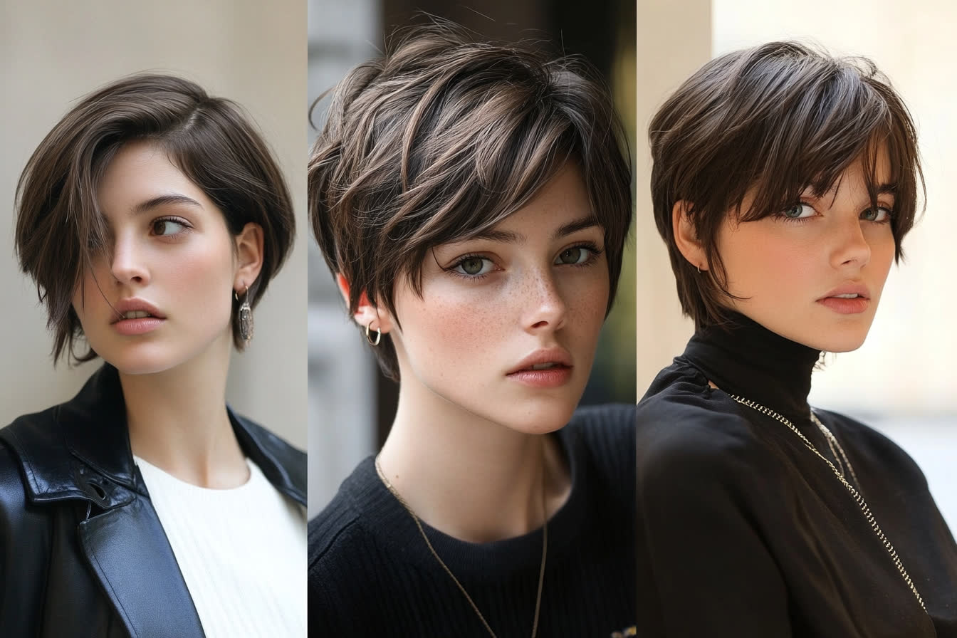 Garonne Coupe Courte Cheveux Pais Et Volumineux